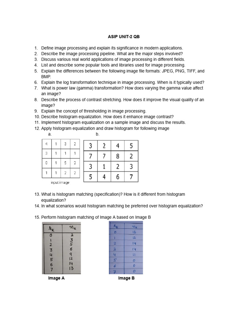 ASIP QB Unit-2 2025 | PDF