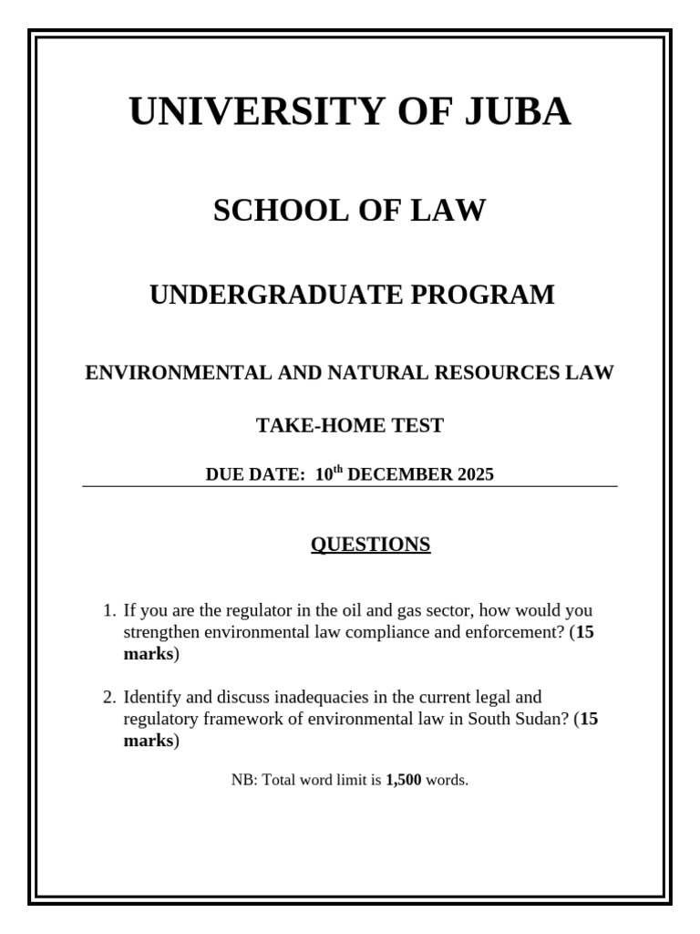 Take Home Test | PDF