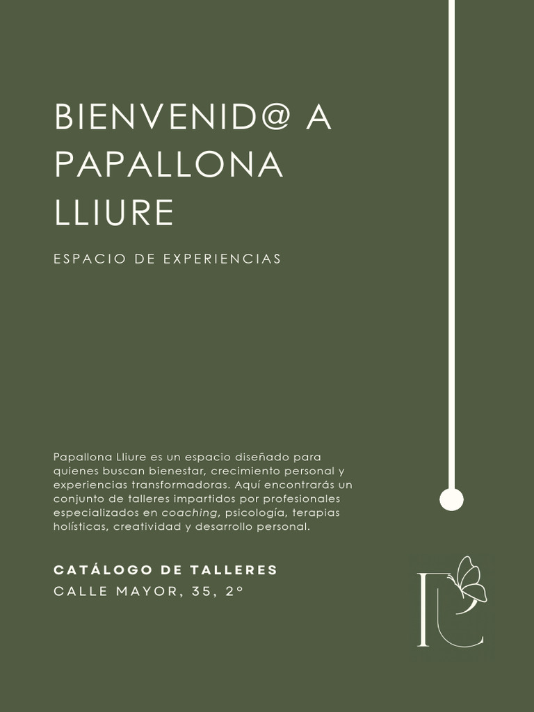 Catálogo de Talleres - Papallona.3 | PDF | Las emociones | Desarrollo ...