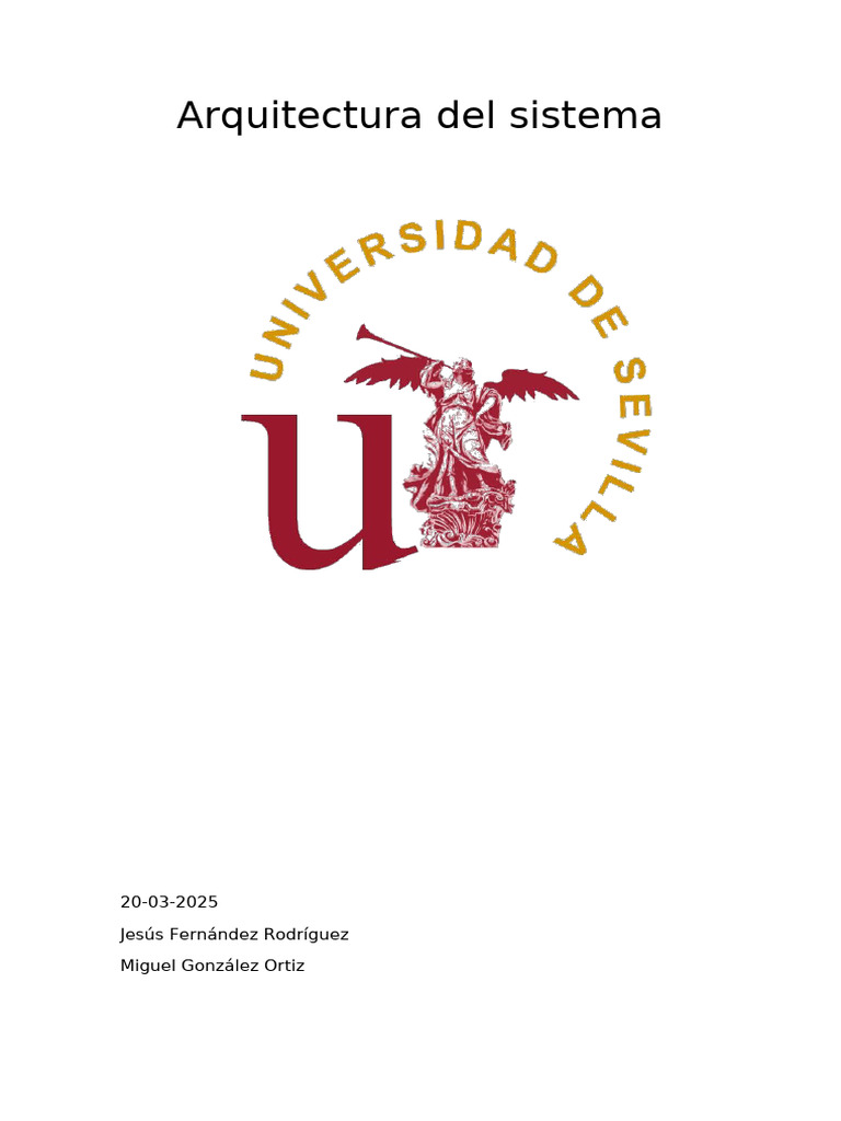 Documento Arquitectura Del Sistema | PDF | Usuario (informática) | Dieta