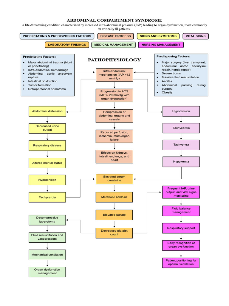 Abdominal Compartment Syndrome Overview | PDF | Human Diseases And ...