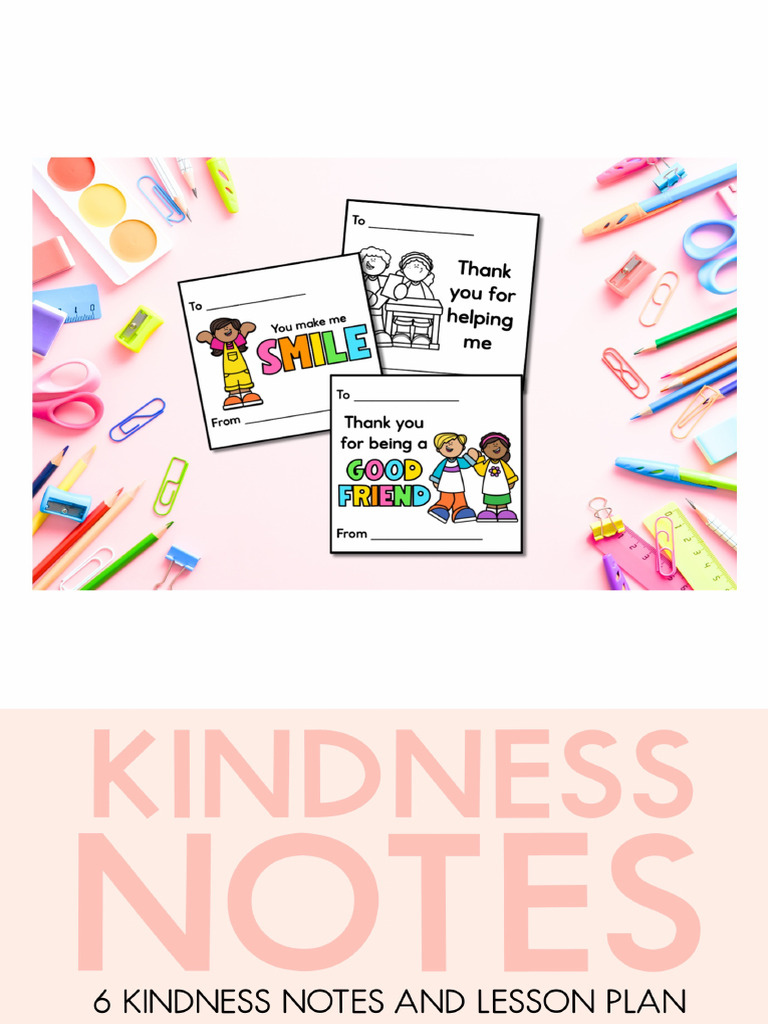Kindness Notes and Lesson | PDF