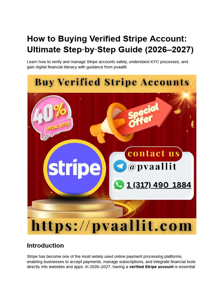 How to Buying Verified Stripe Account_ Ultimaate Step-By Step ... | PDF ...