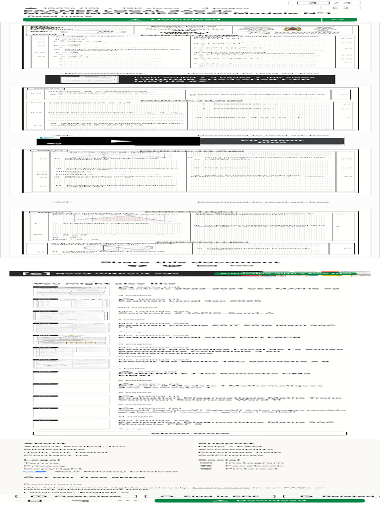 EXAMEN LOCAL 3AC de MATHEMATIQUES 2025 Modele N°1 PDF | PDF
