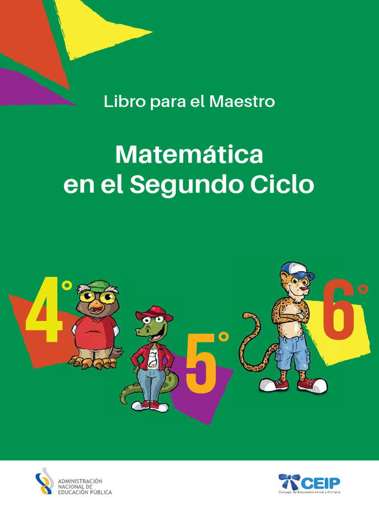 Matematica en el segundo ciclo. guia para el maestro CAP 1 | PDF | División (Matemáticas) | Decimal