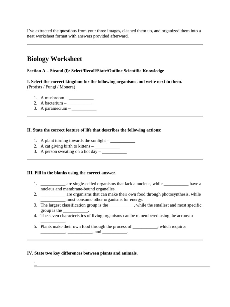 Cell Revision | PDF | Cell (Biology) | Nutrition