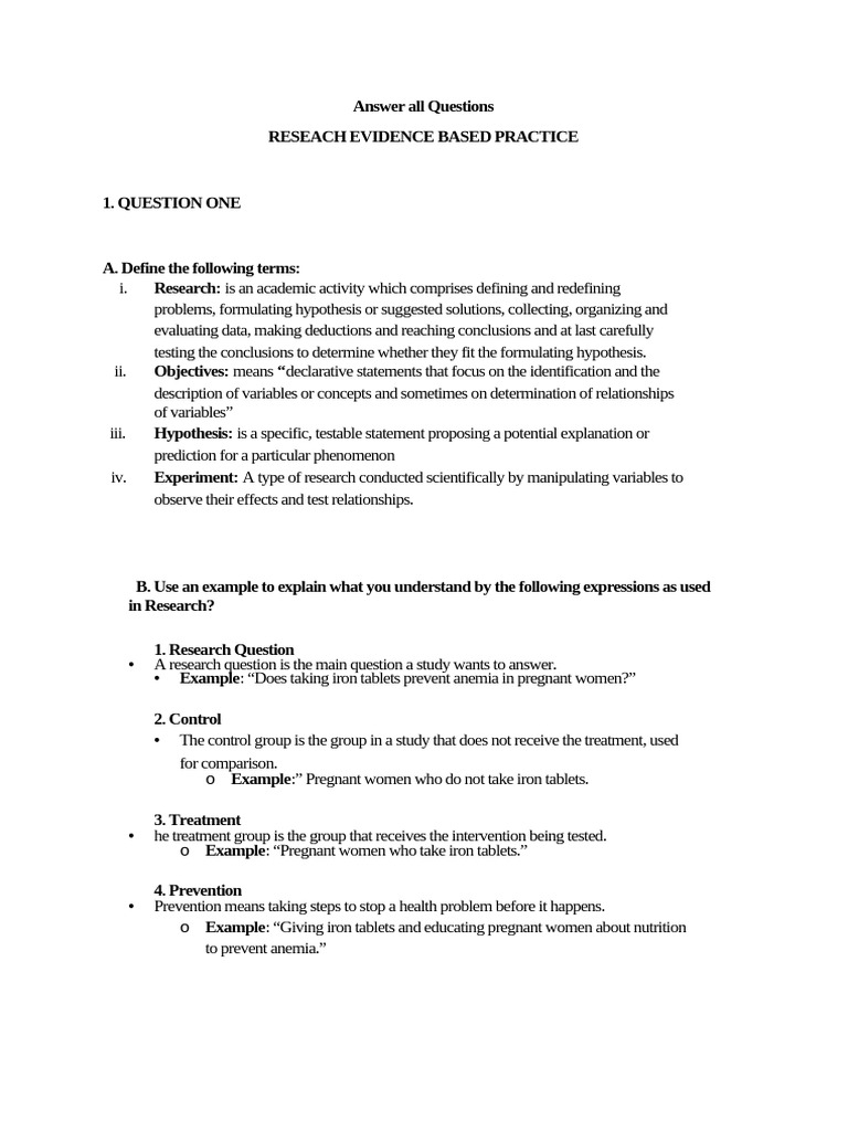 Evidence-Based Research Practices Explained | PDF | Hypothesis ...