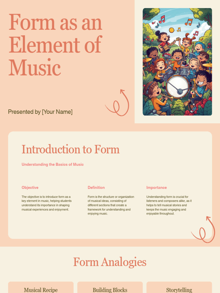 Presentation - Form as an Element of Music | PDF | Musical Forms ...