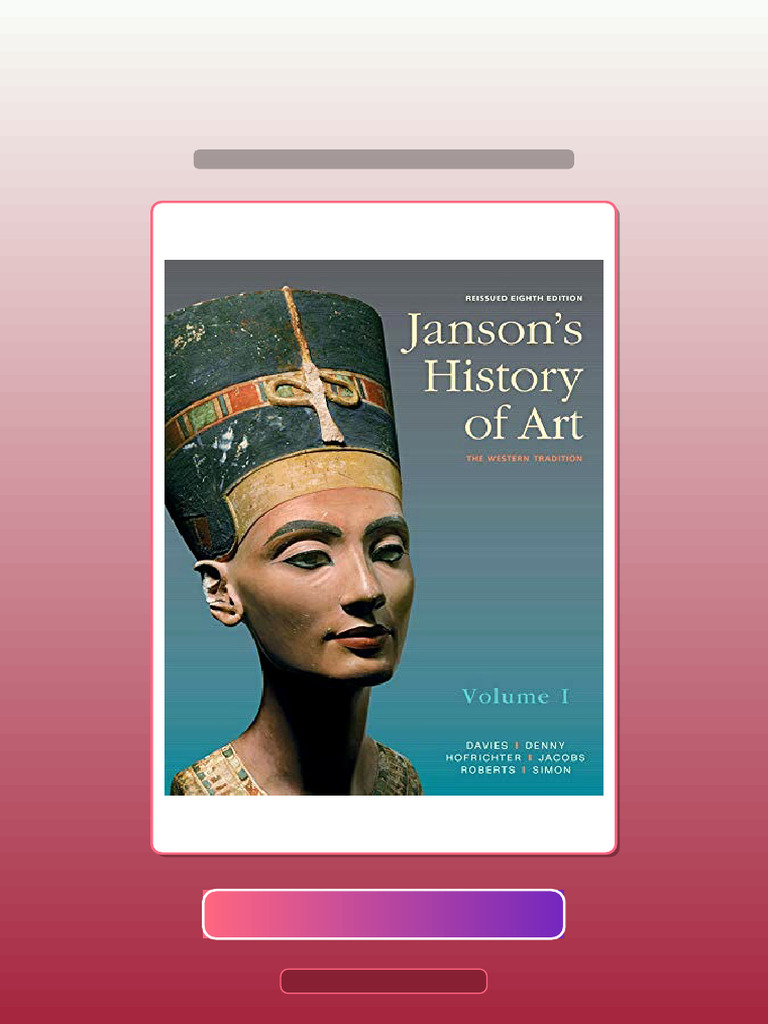 Jansons History of Art the Western Tradition Reissued Edition Volume 1 ...