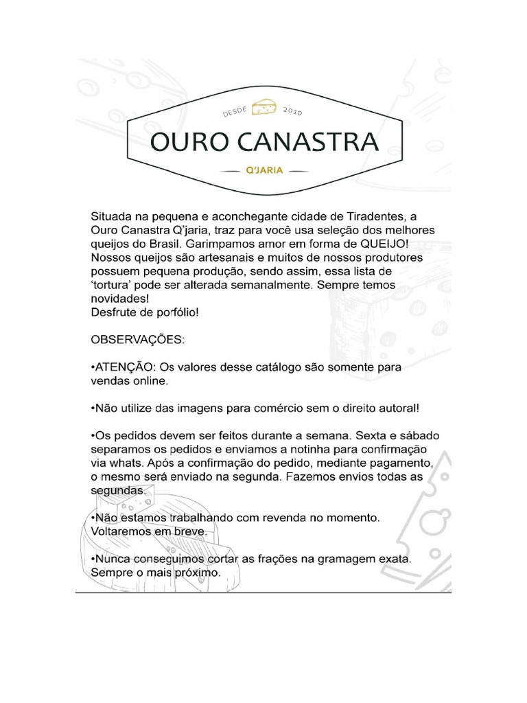 25-2023. OURO CANASTRA Q'JARIA | PDF