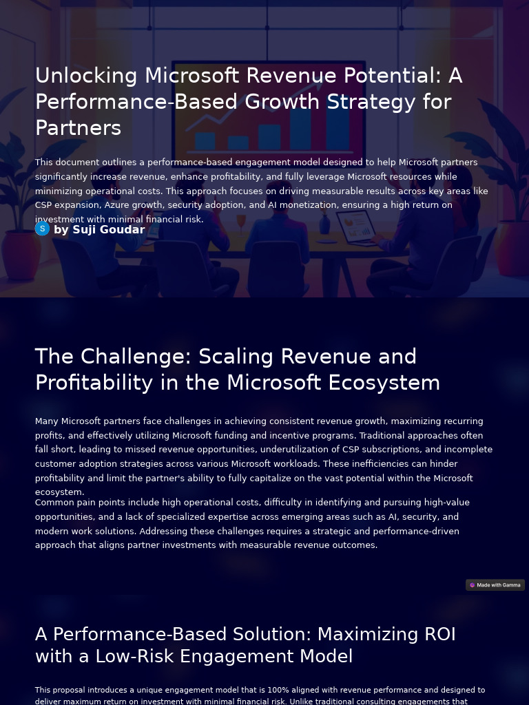 Microsoft Partners' Revenue Growth Strategy | PDF | Cloud Computing ...