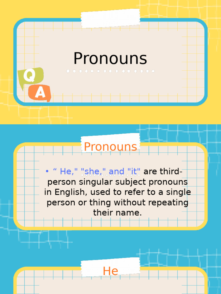 Understanding English Pronouns | PDF