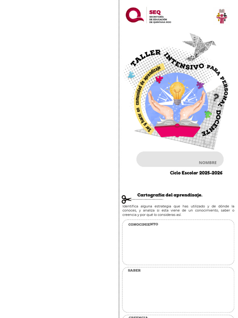 Cuadernillo | PDF | Conocimiento | Aprendizaje