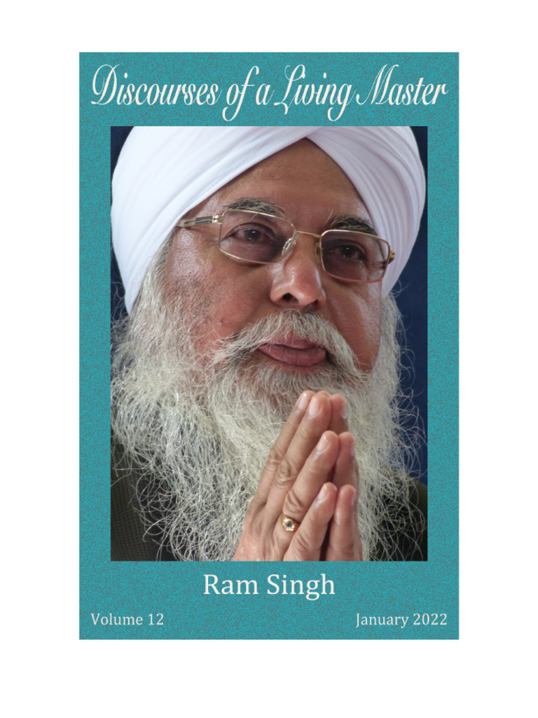 vol 12 Discourses of a Living Master - Vol 12 - January 2022 - PDF - US ...