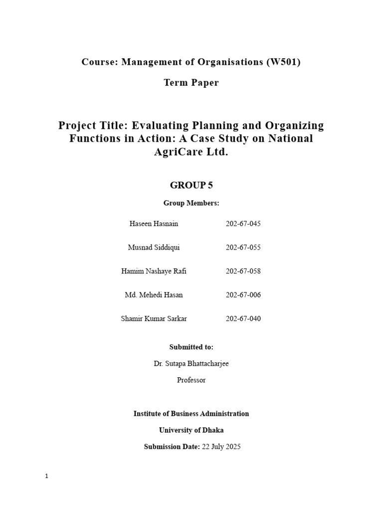 MoO Draft Paper | PDF | Market (Economics) | Marketing