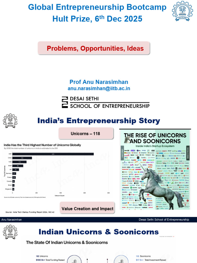 Hult Prize_ Prof Anu Narasimhan_ Welcome to the INV.ent World | PDF | Entrepreneurship | Innovation