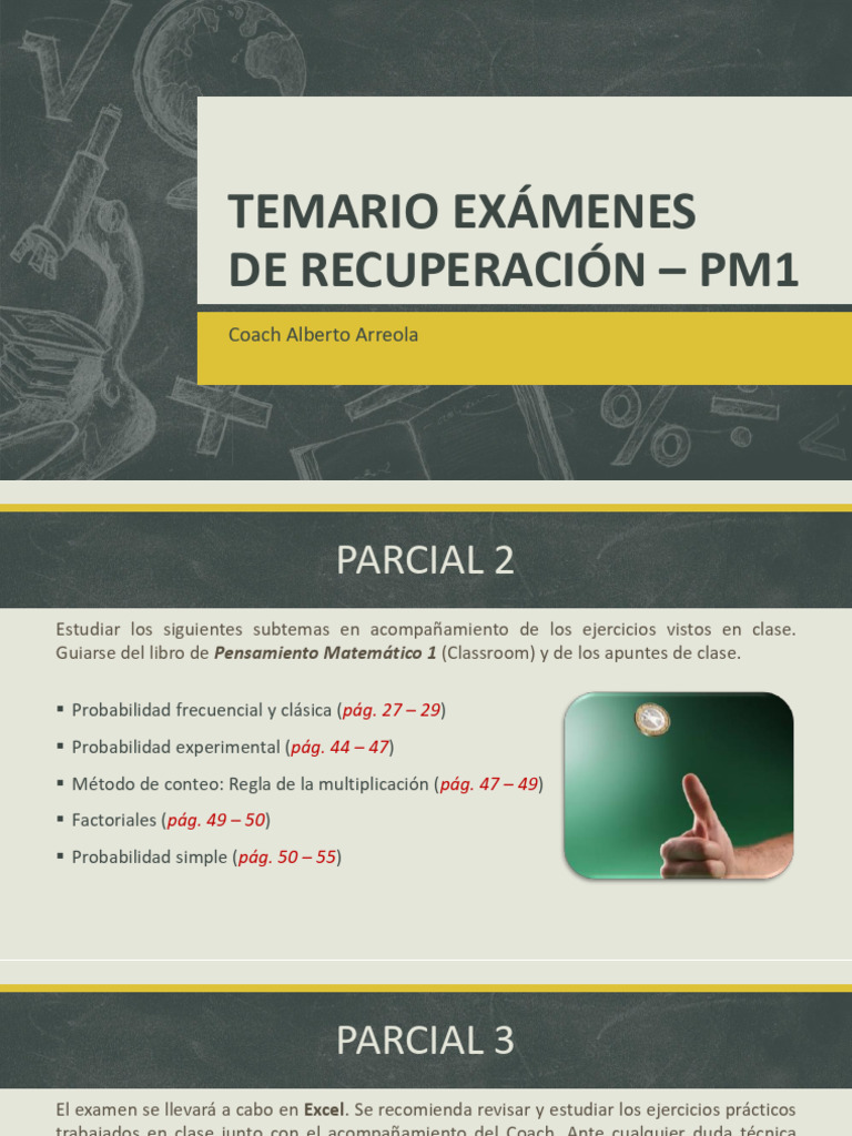 Temario - Recup. - PM1 | PDF