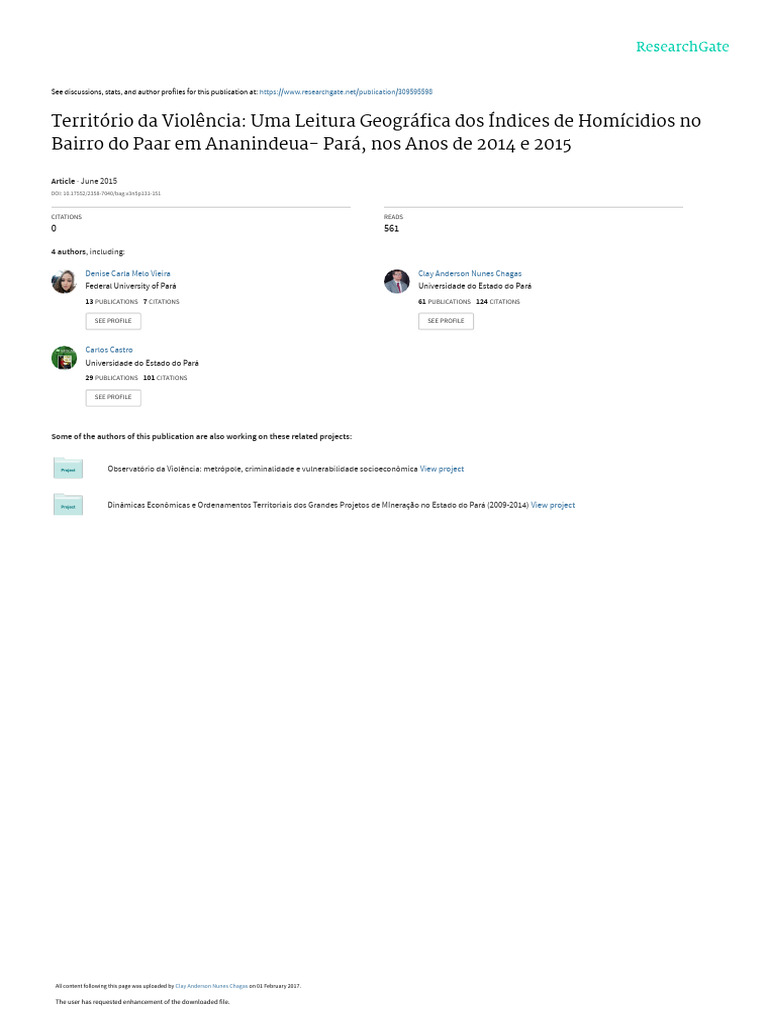 Borges et al. - 2016 - Território da Violência Uma Leitura Geográfica ...