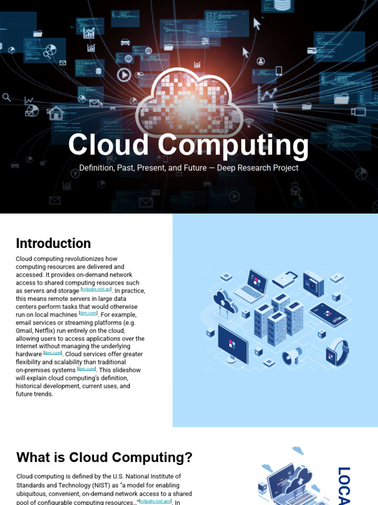 Cloud Computing - Deep Research Project | PDF | Cloud Computing ...