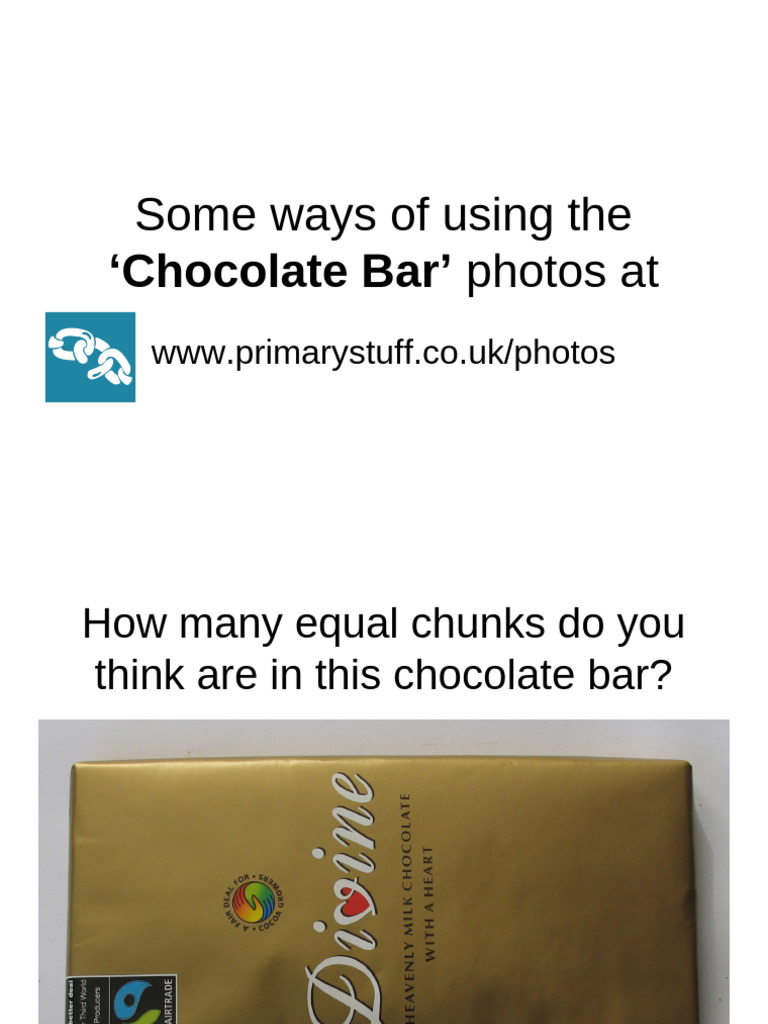 Chocolate Bar Fraction Activities | PDF