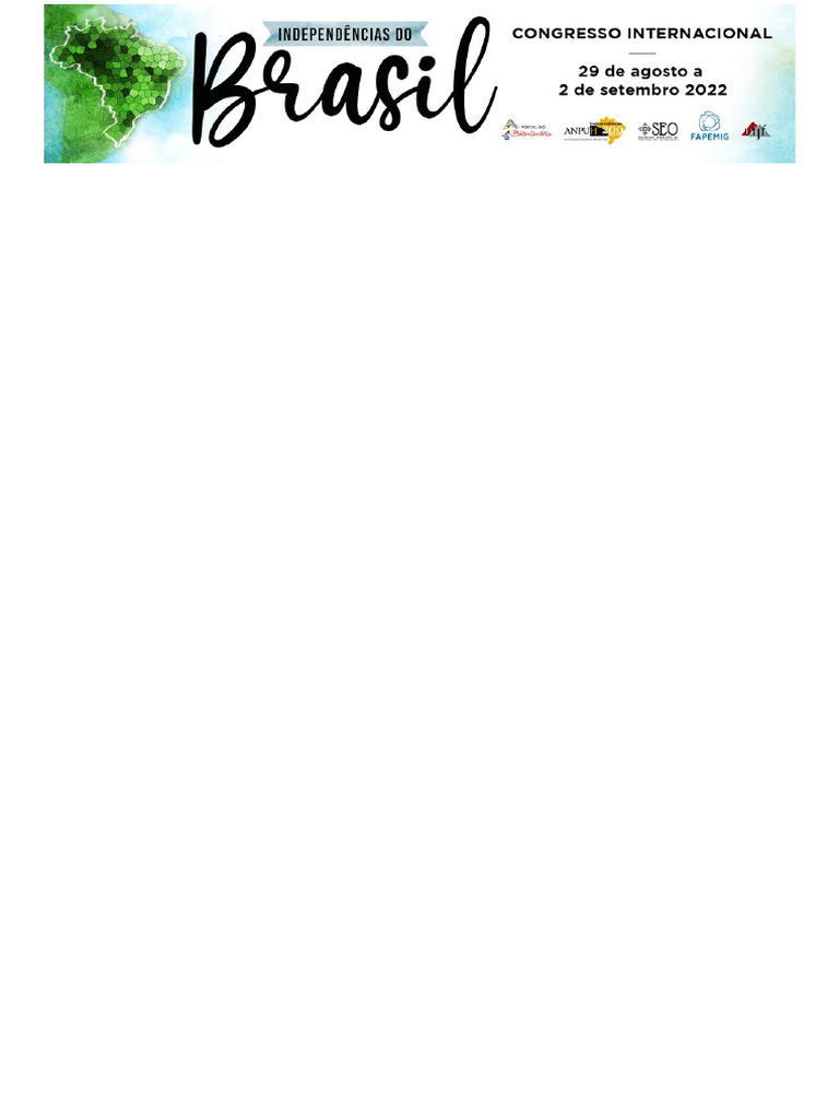 Carta de Aceite - Congresso Internacional Independências Do Brasil | PDF