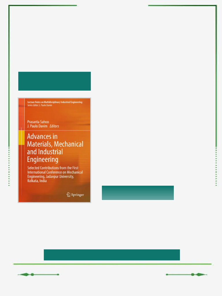 Advances in Materials Mechanical and Industrial Engineering 1st Edition ...