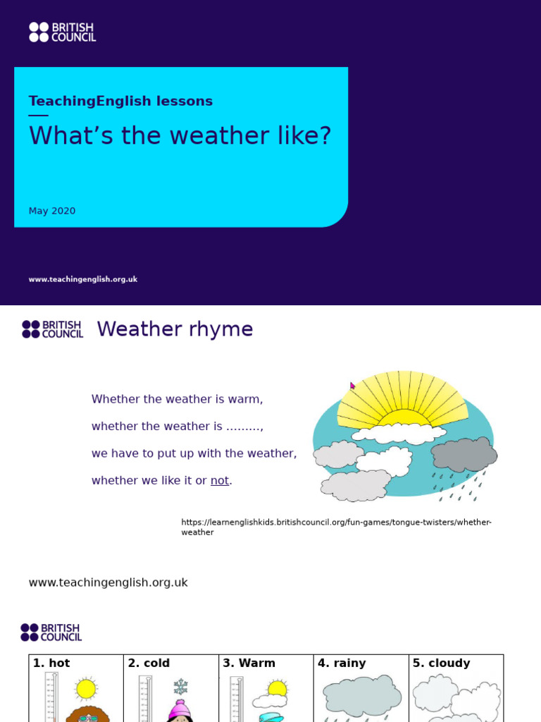 Whats the Weather Like Online Presentation | PDF