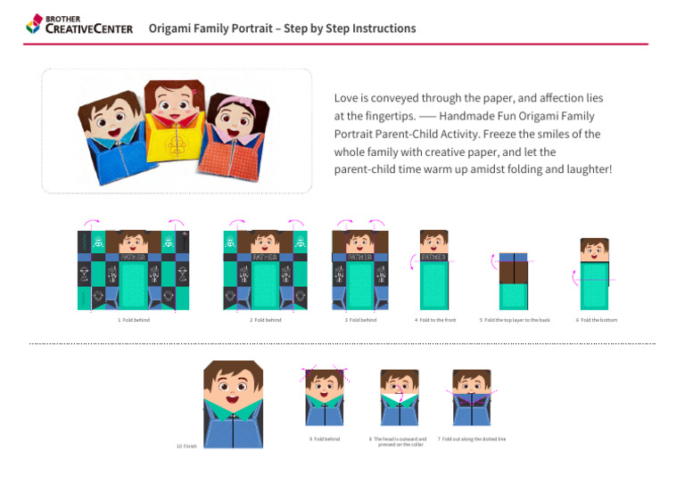 Origami Family Portrait 005 2 En | PDF