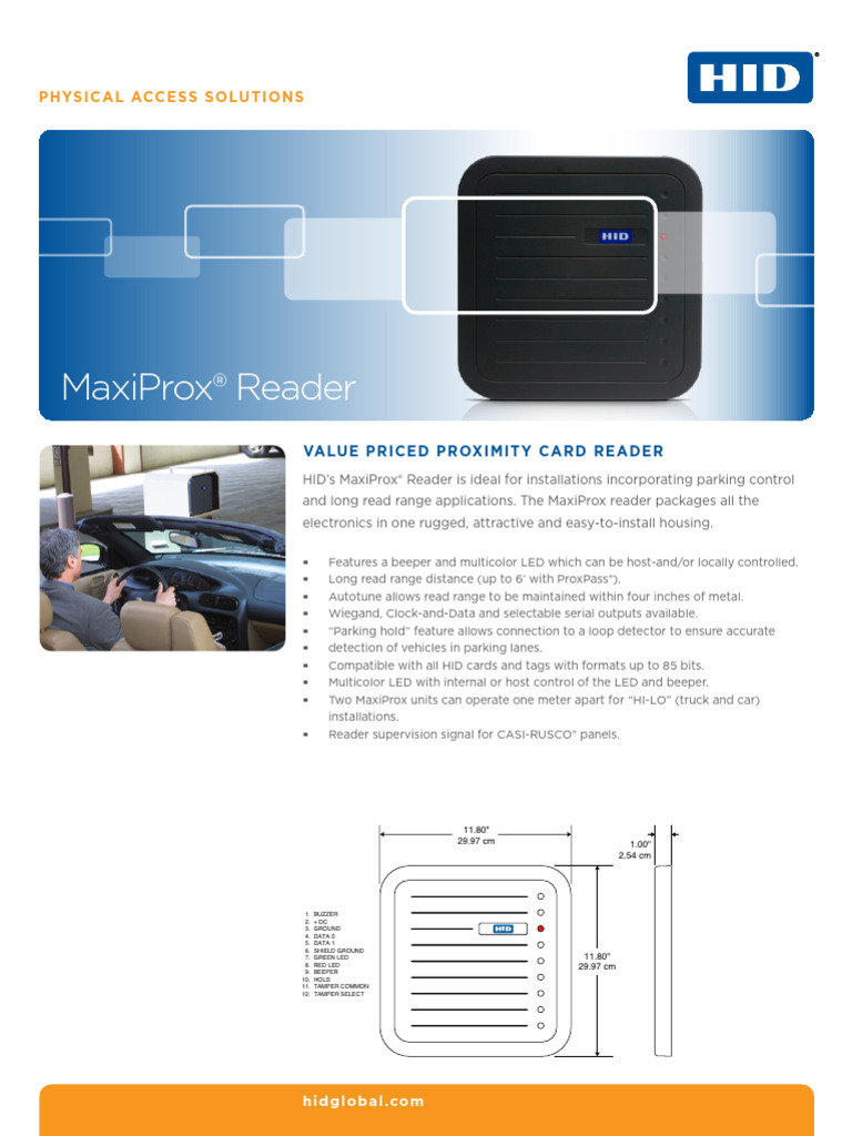 Lectora Hid Maxiprox | PDF | Light Emitting Diode | Electronics