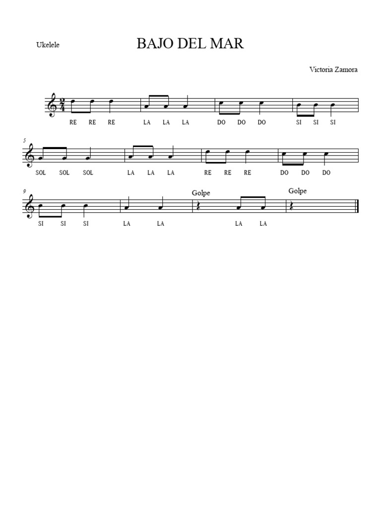Bajo Del Mar | PDF
