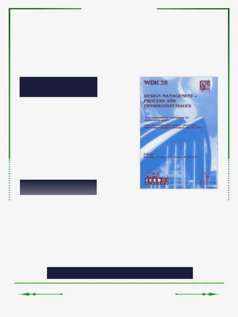 Design Management Process and Information Issues Iced Issues v 1st ...