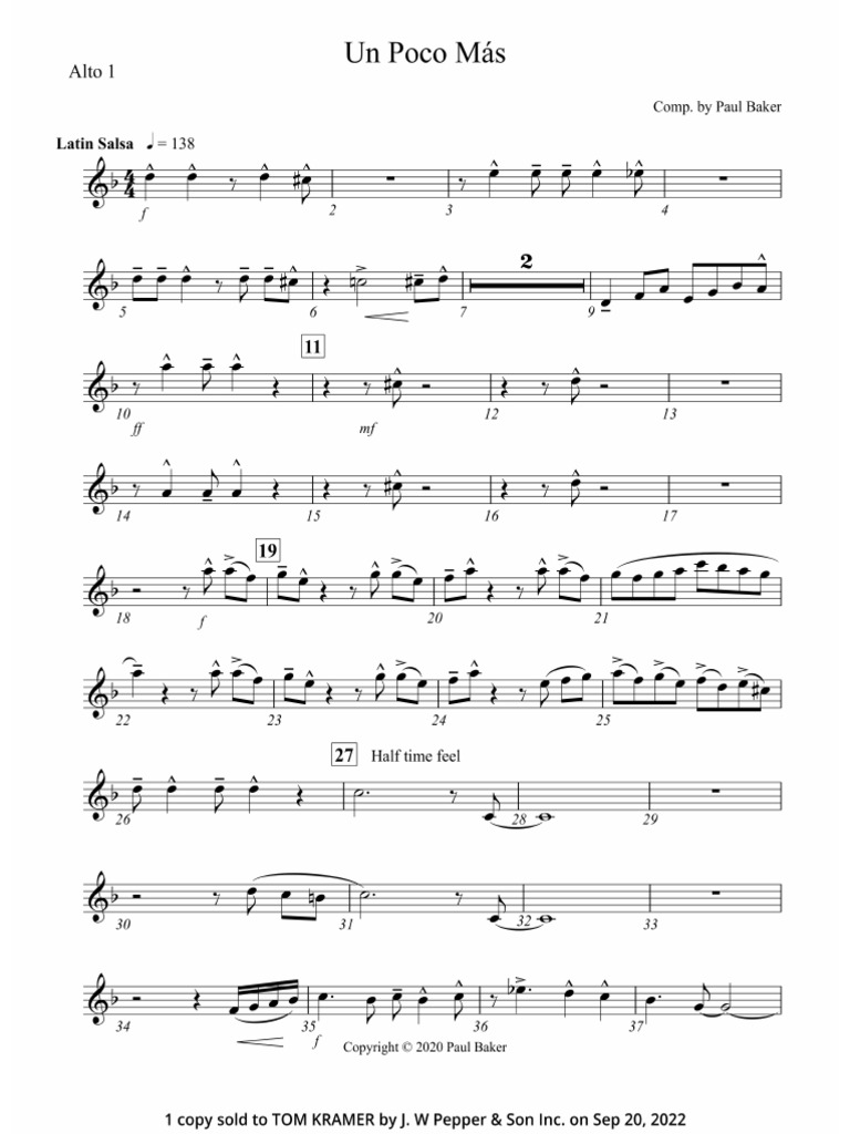 Un Poco Mas Alto 1 | PDF