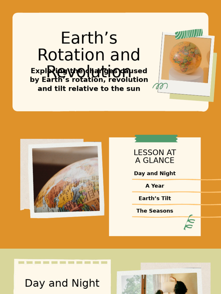 Earth's Rotation, Revolution, and Seasons | PDF | Earth | Rotation