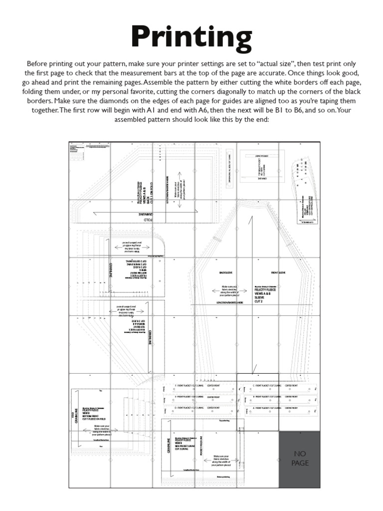 Printing Instructions | PDF