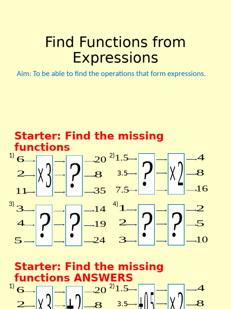 Algebraic Notation - Lesson 8 | PDF