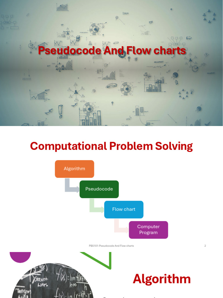Pseudocode and Flowchart Basics | PDF | Algorithms | Computing