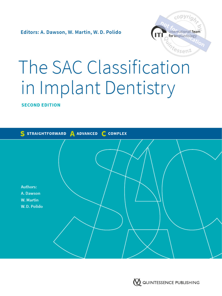 The SAC Classification in Implant Denstistry | PDF | Dental Degree ...