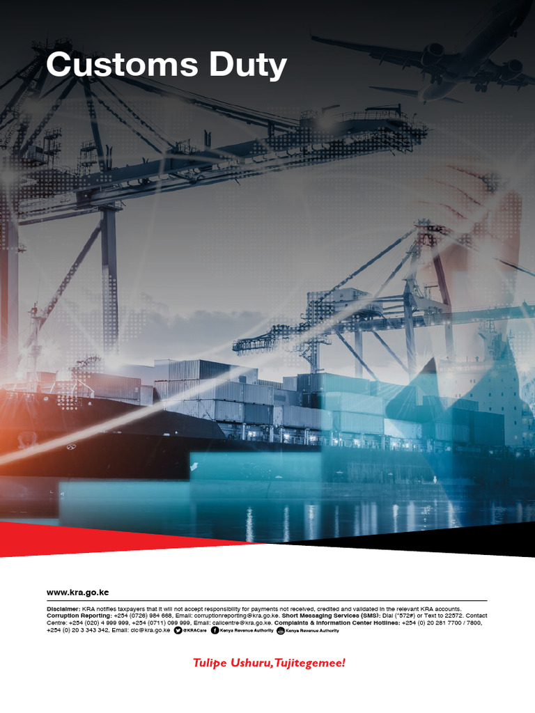 Kra Customs Duty 1 1 | PDF | Customs | Tariff