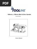 Belt and Disc Sander Safety Guide | PDF