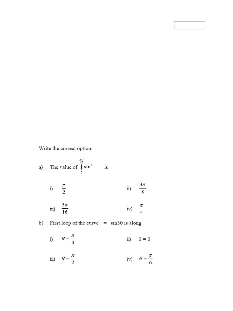 FE 2024_Engineering Mathematics-II | PDF | Series And Parallel Circuits | Quantity