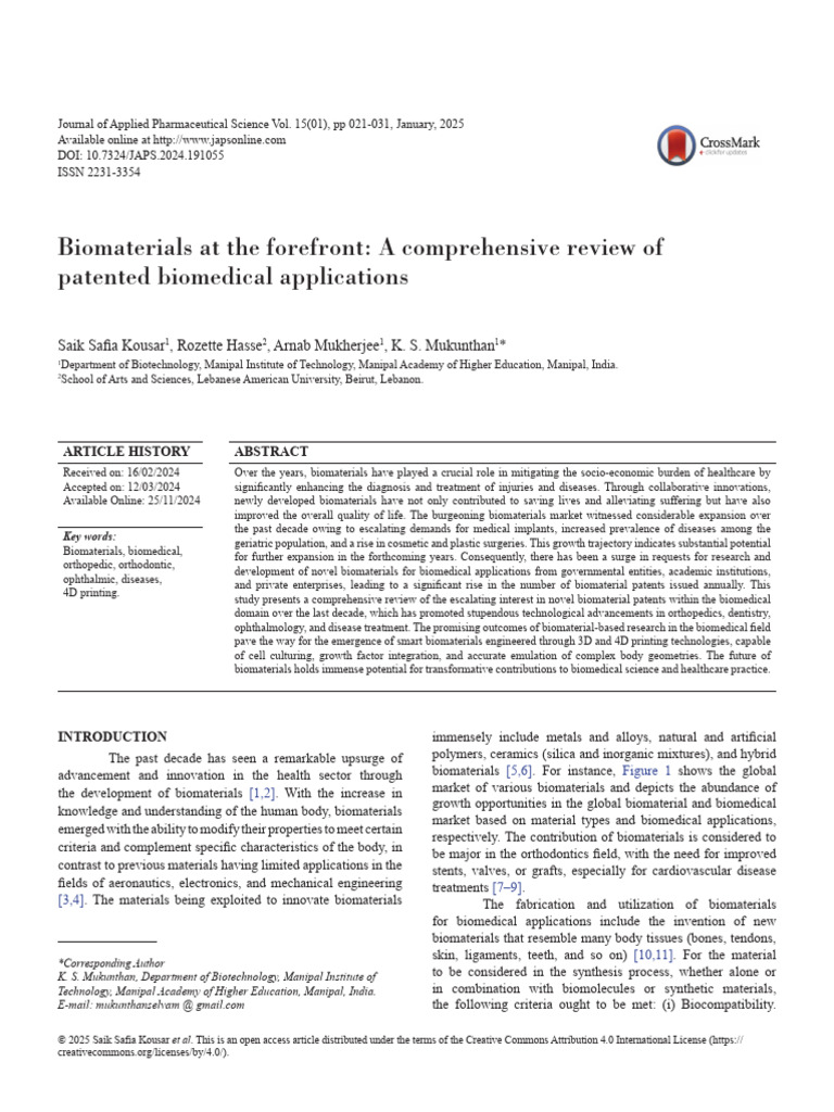 4427_pdf | PDF | Biomaterial | Tissue Engineering