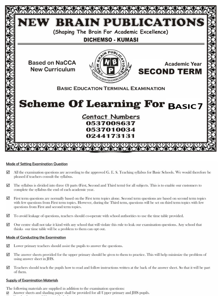 Basic 7- Second Term | PDF | Area | Percentage