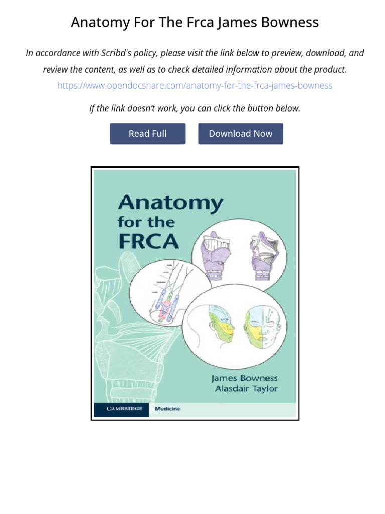 Anatomy for the FRCA James Bowness | PDF | Vein | Esophagus