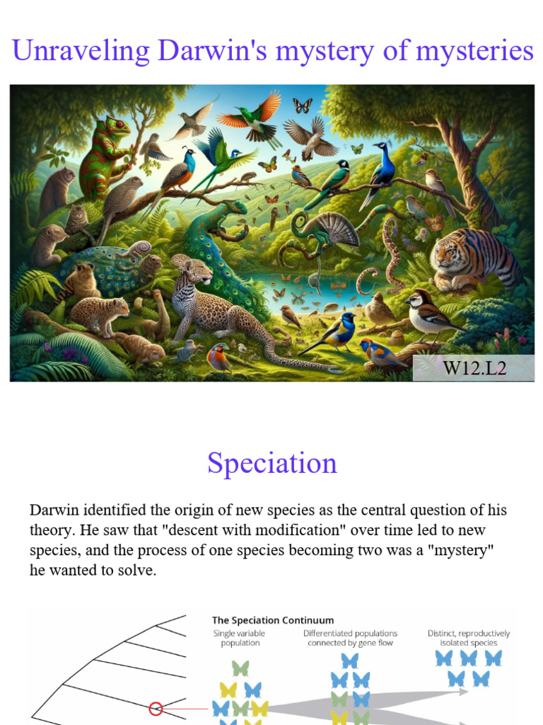 Understanding Species Formation Concepts | PDF | Species | Evolution