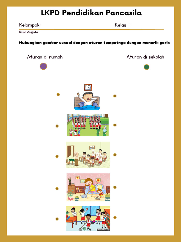 LKPD Pancasila Kls 1 | PDF