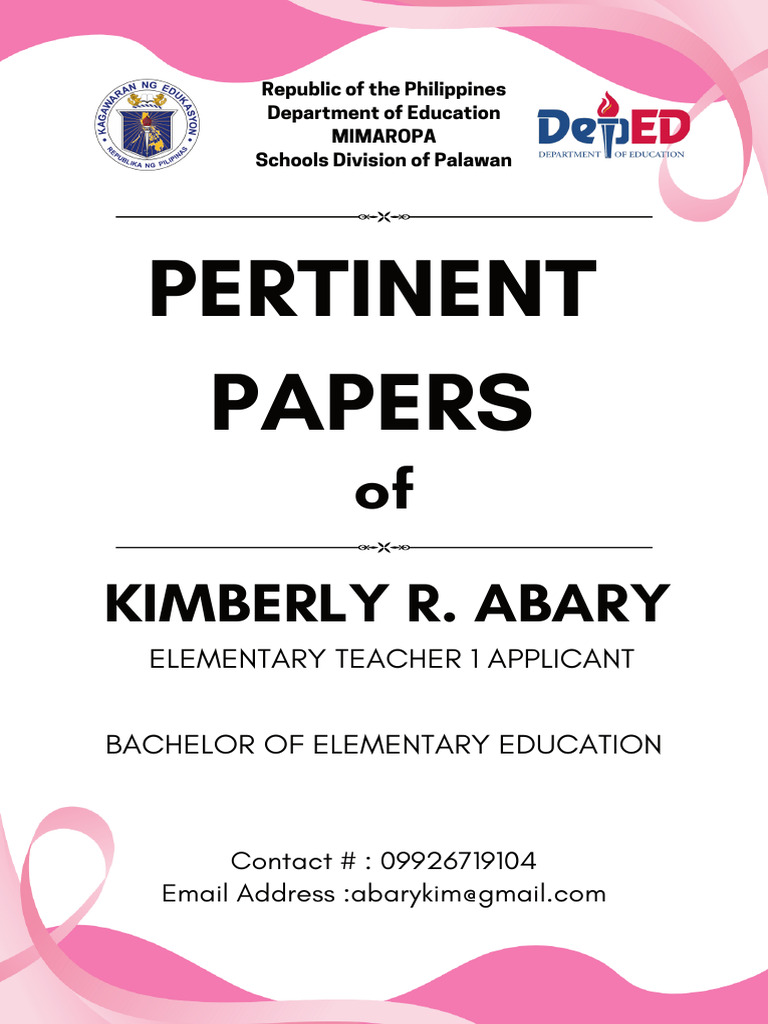 Teacher Application Document Checklist | PDF