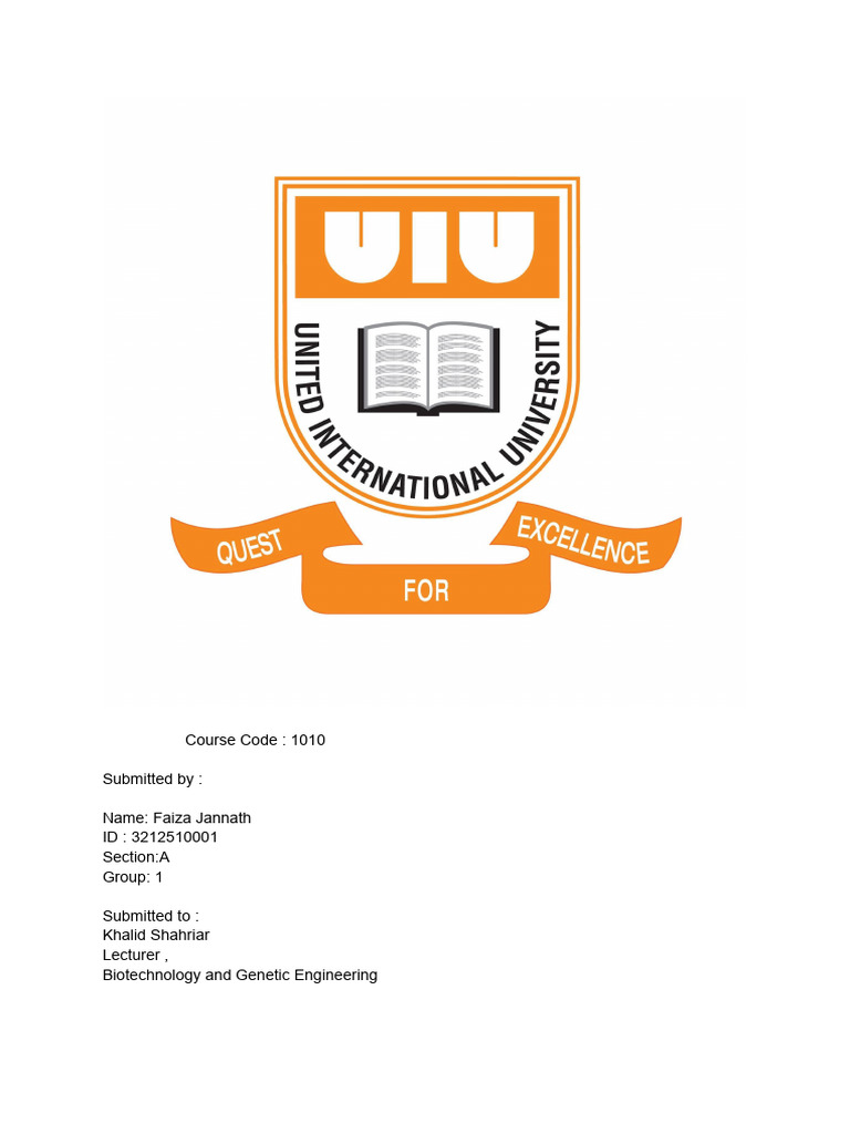 Microbiology Lab Report (ID- 3212510001) | PDF | Microorganism | Soil