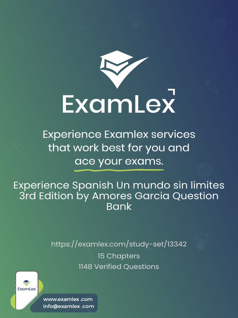 Experience Spanish Un Mundo Sin Limites 3rd Edition by Amores Garcia ...