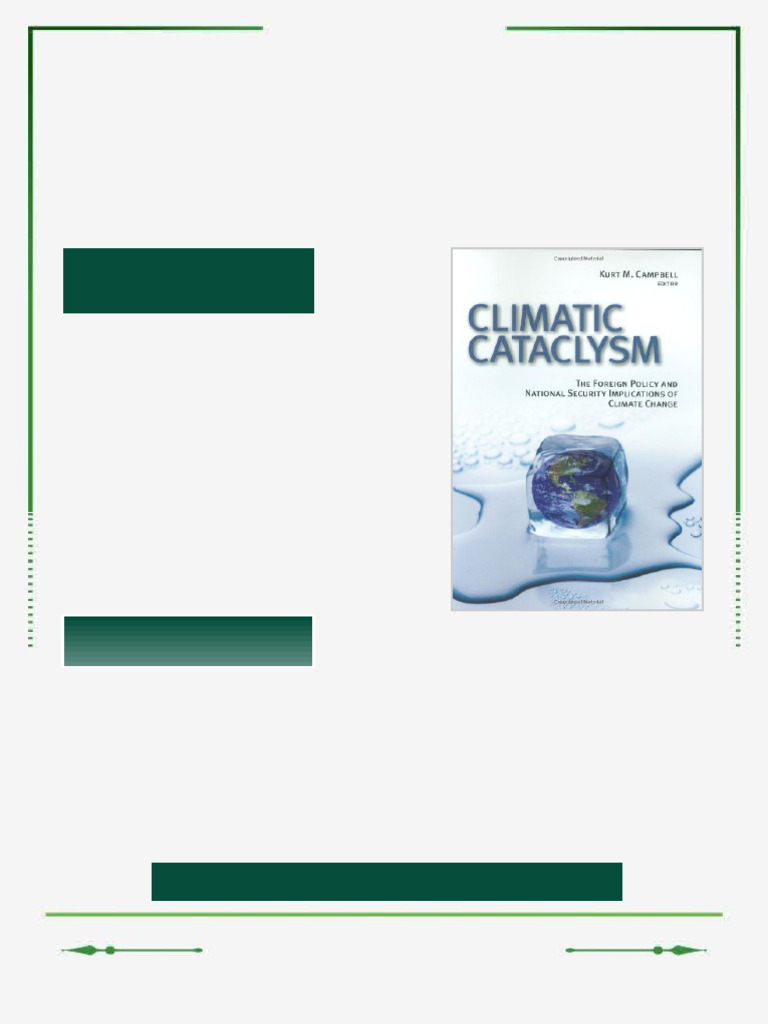 Climatic Cataclysm The Foreign Policy and National Security ...