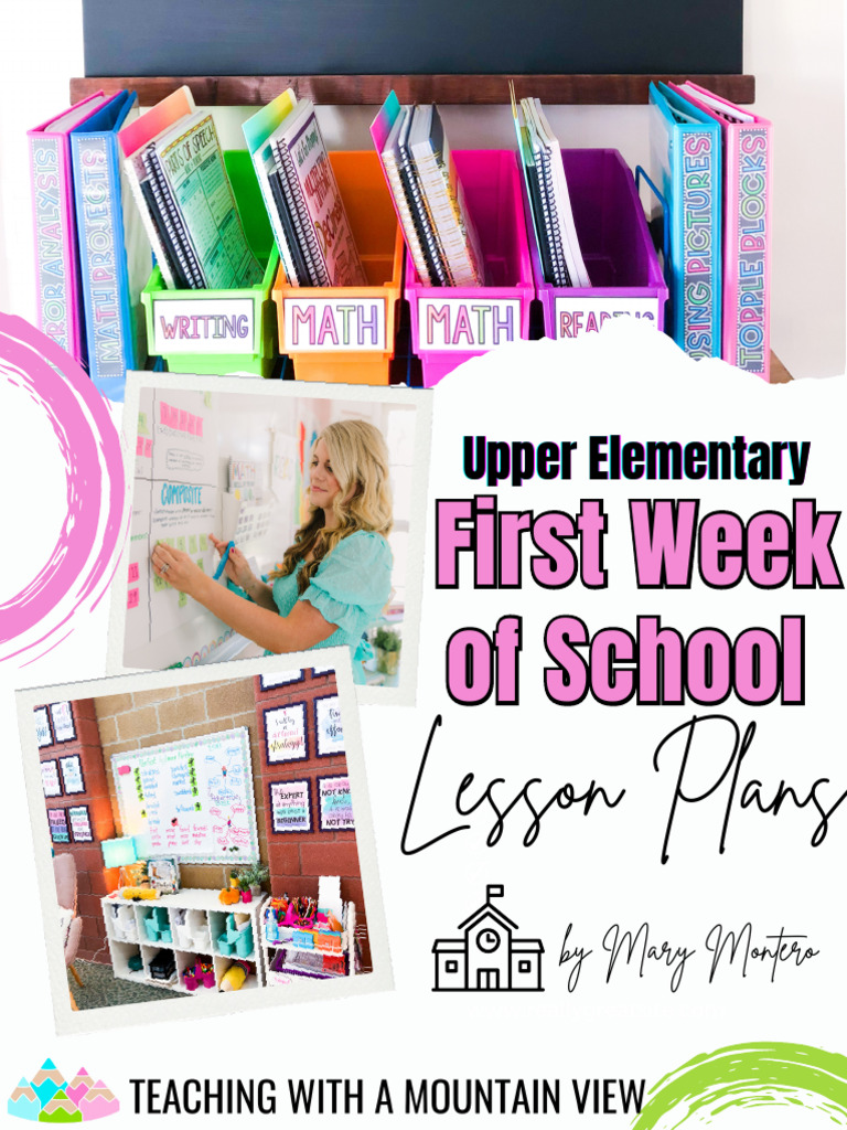 Final First Week of School Files 2024 | PDF | Lesson Plan | Teachers